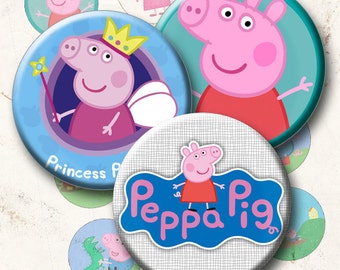 Peppa pig circles | Etsy