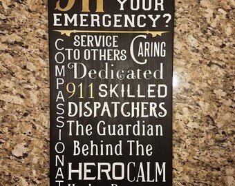 Dispatcher sign | Etsy
