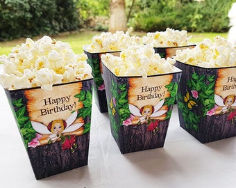 Tinkerbell Pixie Fairy Printable Party Treat Box