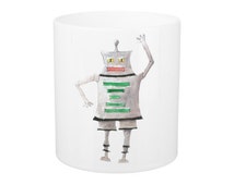 Unique robot mug related items | Etsy