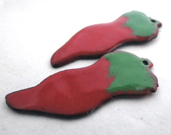 Chili pepper charm | Etsy