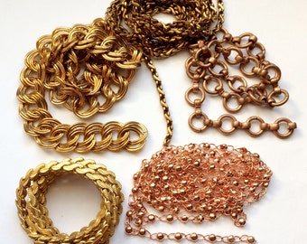 Copper rope chain | Etsy