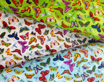 Butterfly fabric | Etsy