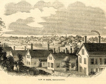 Salem massachusetts | Etsy