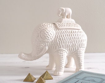 Elephant cookie jar | Etsy