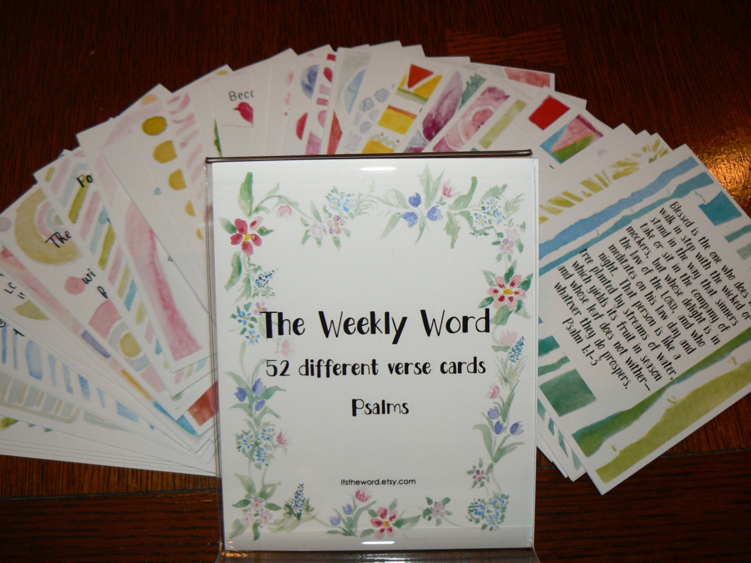 52 Psalms bible verse cards Memory verses scriptures The