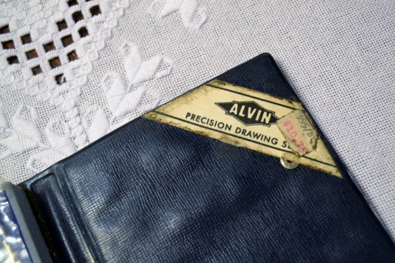 Vintage Alvin Precision Drawing Set Drafting Tools Mechanical