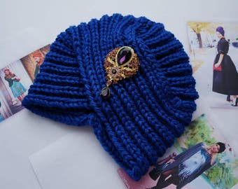 Knit turban hat | Etsy