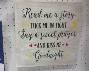 Read me a story sign | Etsy