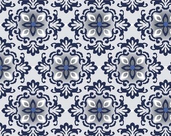 Indigo fabric | Etsy