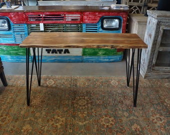 Wood slab table | Etsy