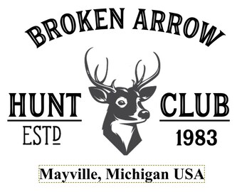 Hunting club sign | Etsy