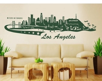 Los angeles decal | Etsy