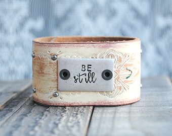 handcrafted upcycled leather belt cuffs & other by yourwordscuffs