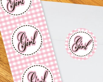 Its a girl sticker | Etsy