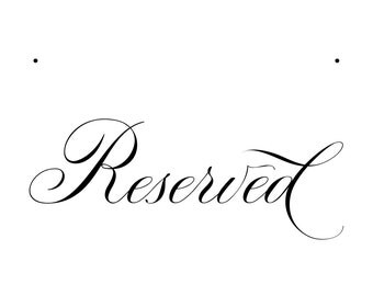 Script reserved | Etsy