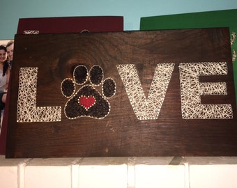 Word string art | Etsy