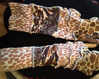 Giraffe gloves | Etsy