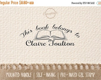 Open book stamp | Etsy