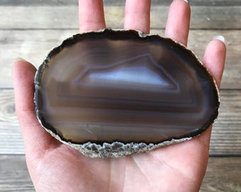 Agate Slices Geodes and Amethyst by TheHollowGeode on Etsy