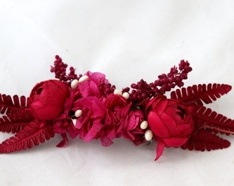 Hydrangea hair clip | Etsy