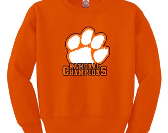 Clemson sweatshirt | Etsy