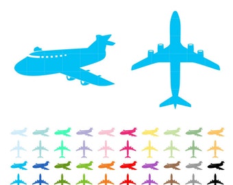 Unique airplane clip art related items | Etsy