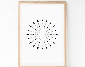Simple art print | Etsy