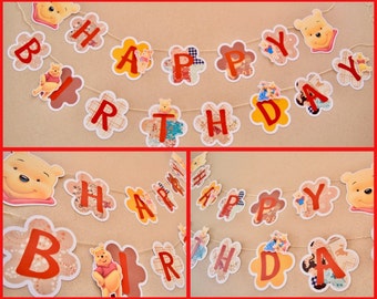 Winnie pooh letters | Etsy