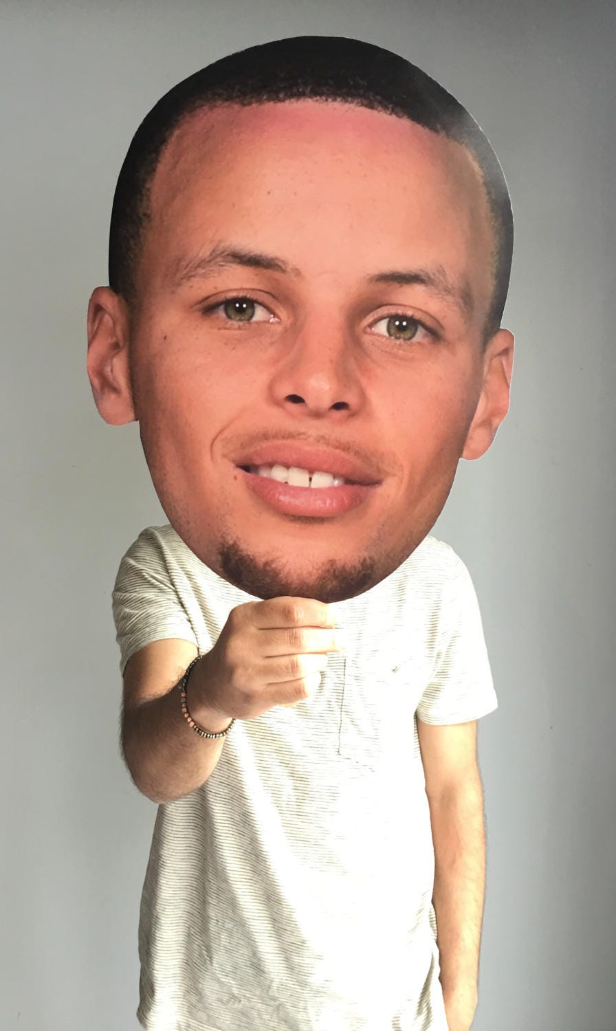 Stephen Curry Big Face Cut Out Stephen Curry Fat Head