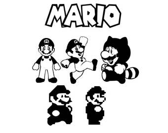 Mario svg | Etsy