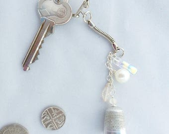 Recycled keychain | Etsy