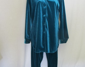 Teal pajamas | Etsy