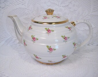 Pink rose teapot | Etsy