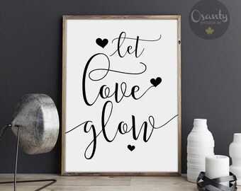 Let love glow | Etsy