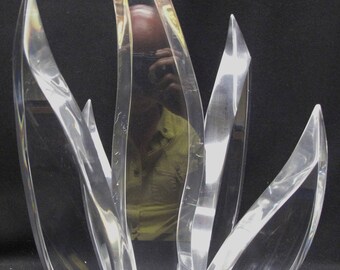 Lucite sculpture | Etsy