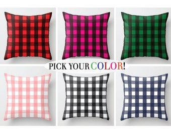 Buffalo check pillow | Etsy