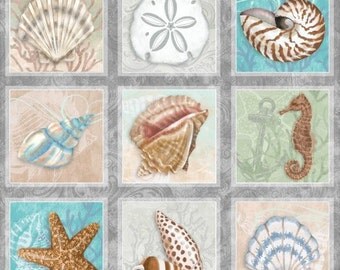 Seashore fabric | Etsy