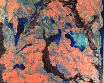 Geode painting | Etsy