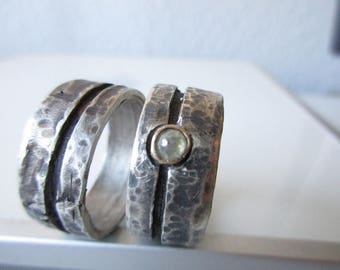 Wide wedding ring | Etsy