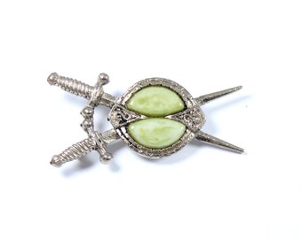 Dagger brooch | Etsy