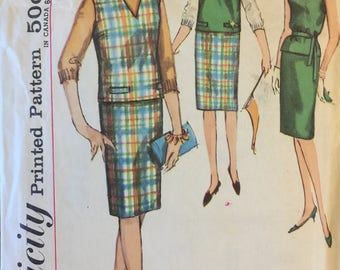 VTG 7794 Simplicity 1968. Junior's skirt mini-skirt