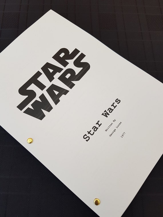 Star Wars A New Hope Film Script Movie
