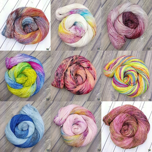 Indie dyed yarn for the discriminating yarn by UpInYarnsDesigns
