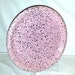 Retro Pink Cake PlateSplatterwarePinkNavyPlatePink