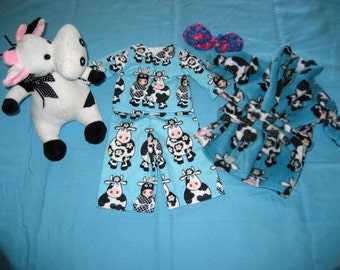 Unique cow pajamas related items | Etsy