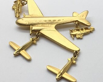 Flight attendant pin | Etsy
