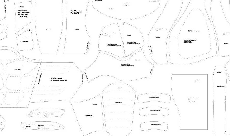 Printable Foam Armor Templates Printable Word Searches