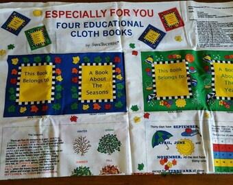 Cloth book panel | Etsy