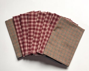 Plaid napkins | Etsy